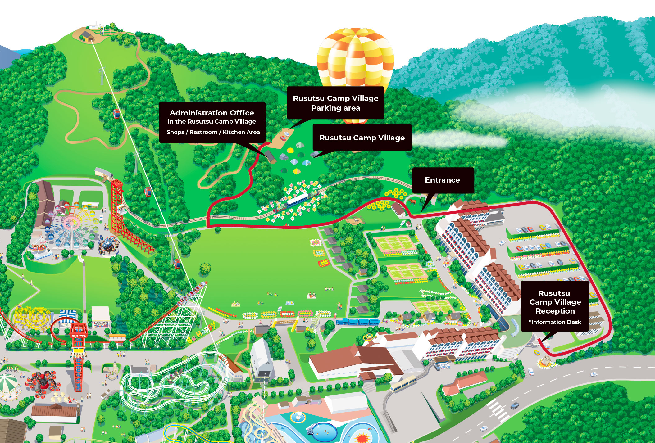 Resort Map - Rusutsu Resort